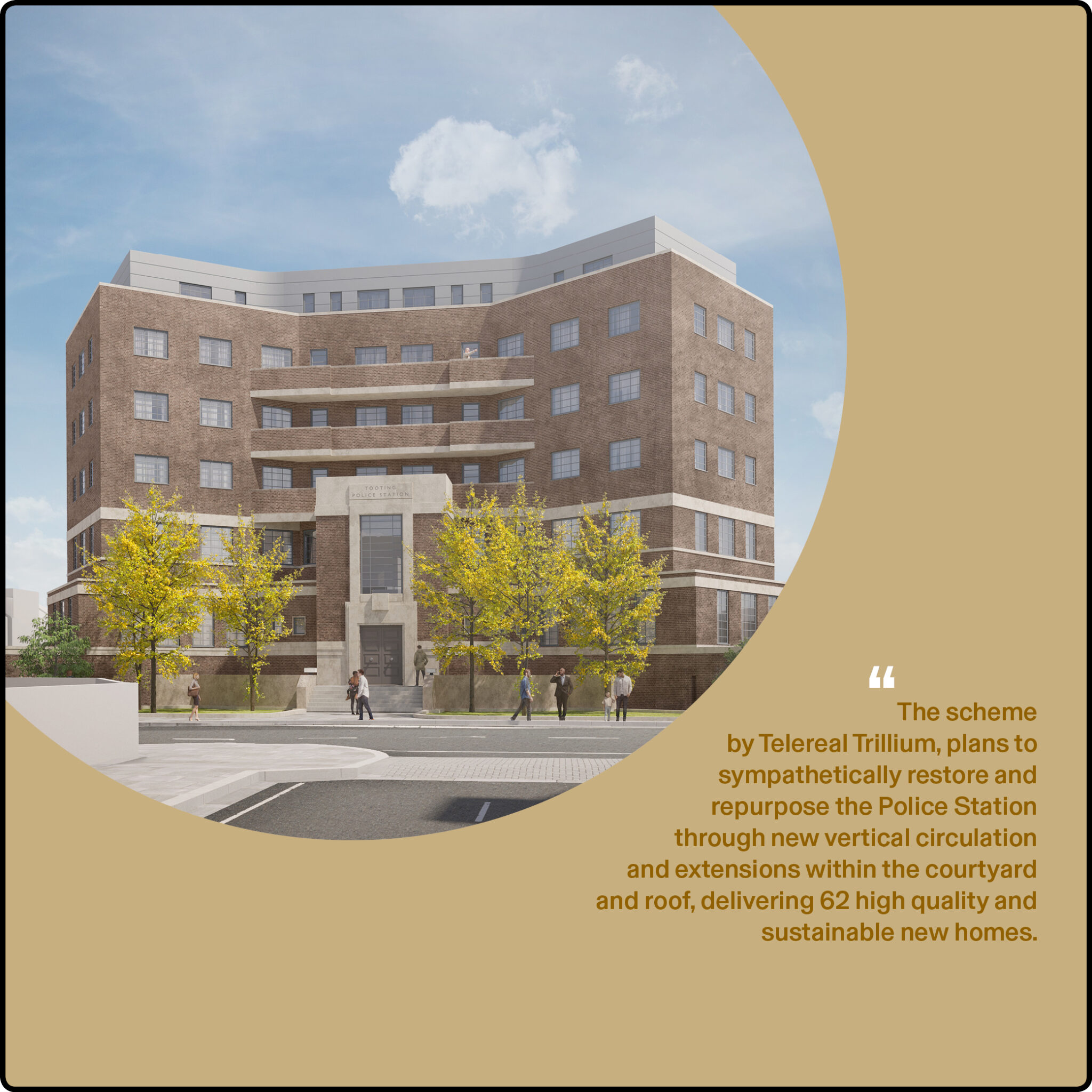 Listed Building Planning Consent, Tooting Police Station - Collado Collins